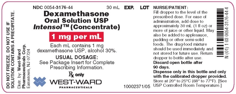 DEXAMETHASONE 1 MG-ML INT ORAL SOL 30 ML - HIKMA PHARMACEUTICALS USA INC