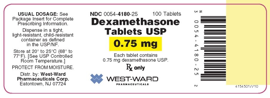 DEXAMETHASONE 0.75MG TAB 100 - HIKMA PHARMACEUTICALS USA INC