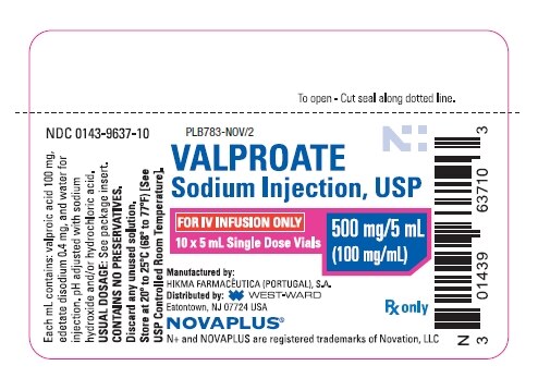 VALPROATE SODIUM 100MG/ML VL 10X10ML - HIKMA PHARMACEUTICALS USA INC