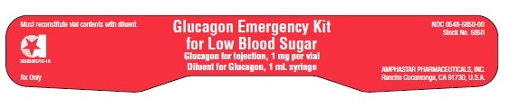 GLUCAGON EMERGENCY 1 MG VL KIT 1 ML - AMPHASTAR PHARMA