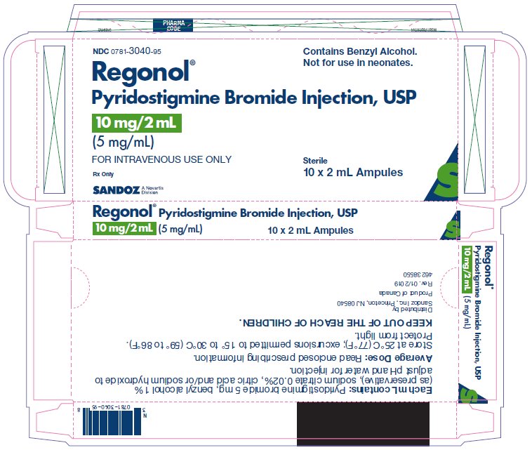 REGONOL 5MG/ML AMP 10X2ML - SANDOZ/RX