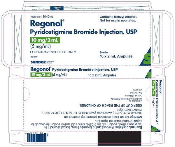 REGONOL 5MG/ML AMP 10X2ML - SANDOZ/RX
