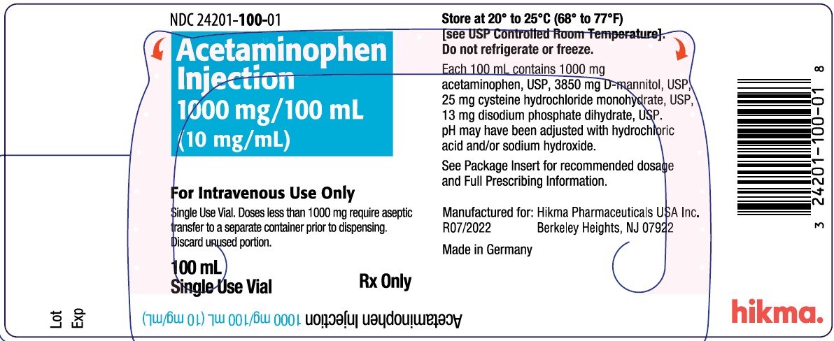 ACETAMINOPHEN 1000MG SDV 24X100ML - LEUCADIA PHARMACEUTICAL